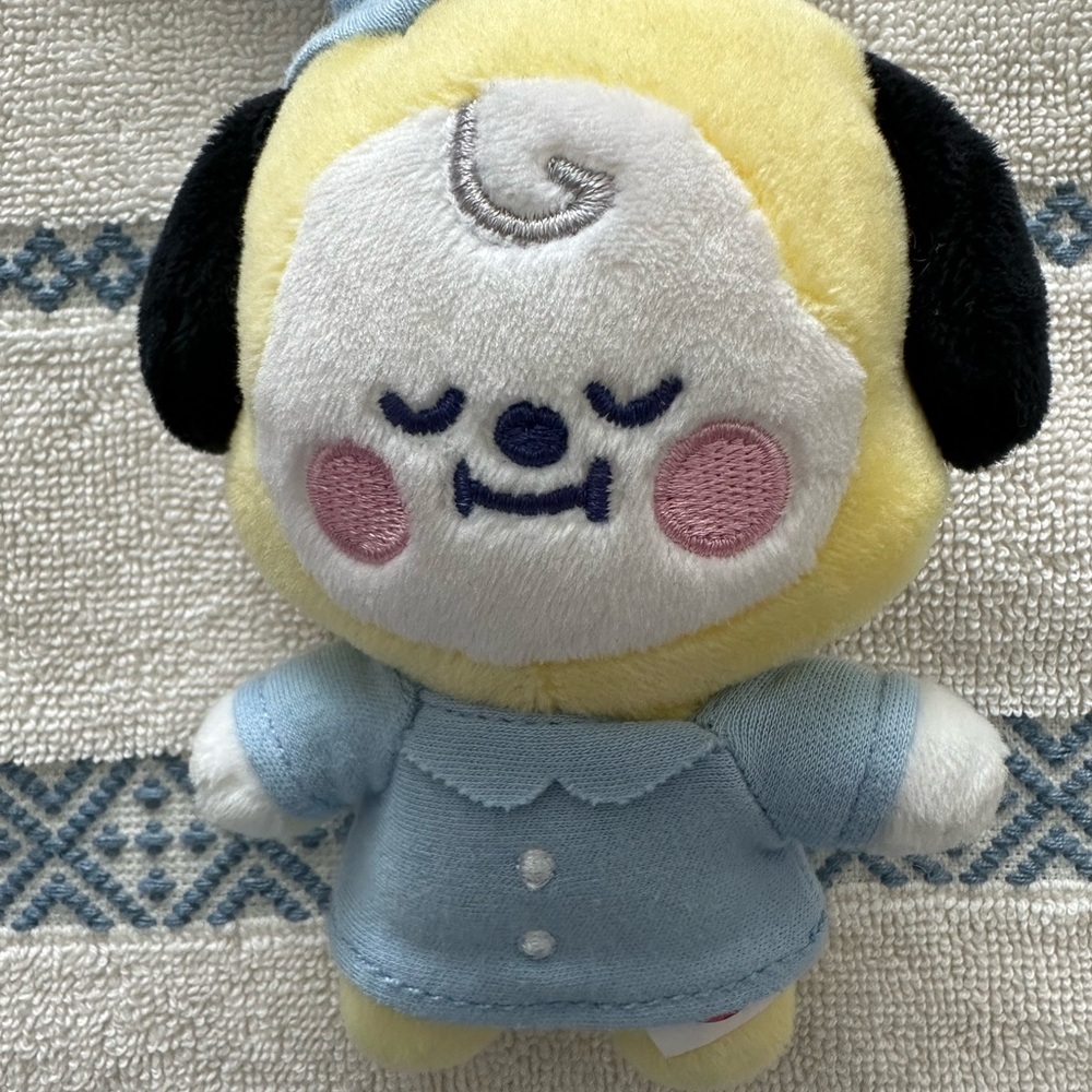 Bt21 Chimmy Sleepy Plush Keychain - Gem